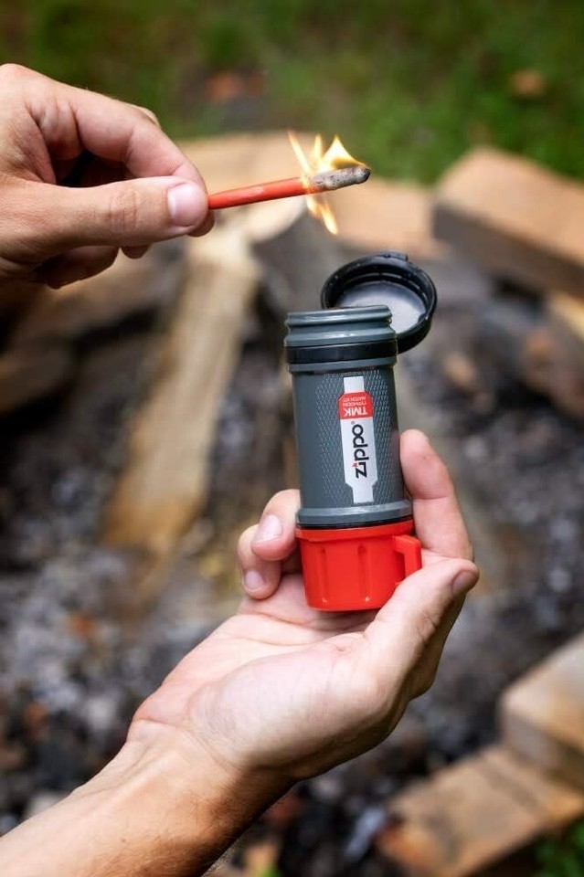 Zippo Typhoon Match Kit 15 Windproof Waterproof Match Sticks & 3 Strike ...