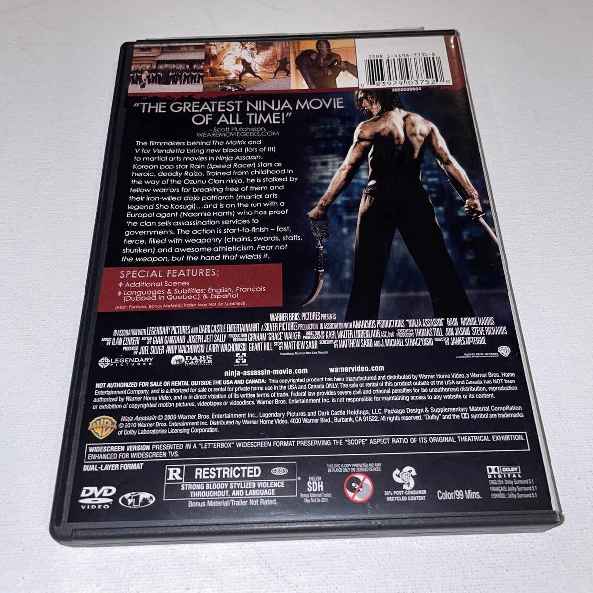 Rain Ninja Assassin Body