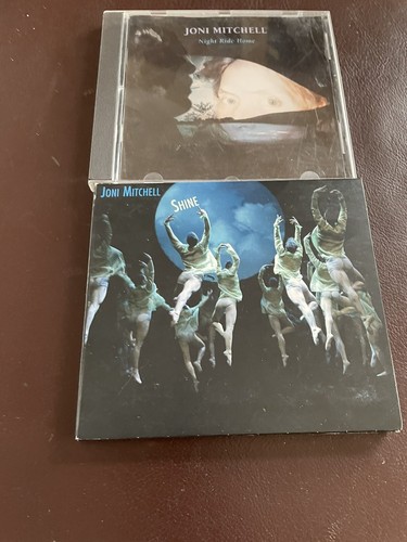 2 Great Joni Mitchell Cds 💿 Shine & Night Ride Home Perfect Condition 👋 ...