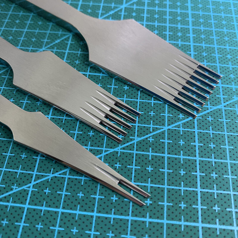 European Style Obverse/Reverse Pricking Irons Stitching Lacing Punch ...