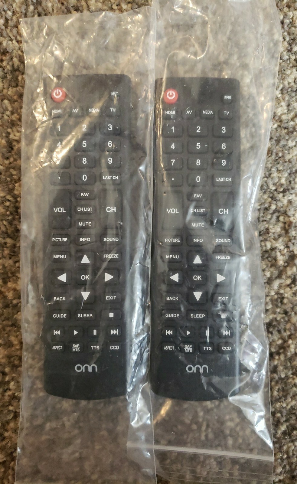 2 ONN TV Remote Control for ONC50UB18C05 ONA50UB19E05 | eBay