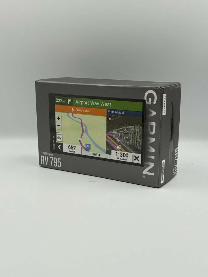 Garmin RV 795 GPS RV Navigator Custom Routing 7 inch High-Resolution ...
