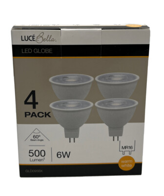 Luce Bella LED Globe 4 Pack 550 Lumen 6W Warm White | eBay Australia
