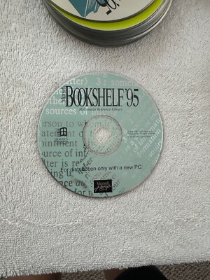 Microsoft Bookshelf 95 Multimedia Reference Library CDROM Only | eBay
