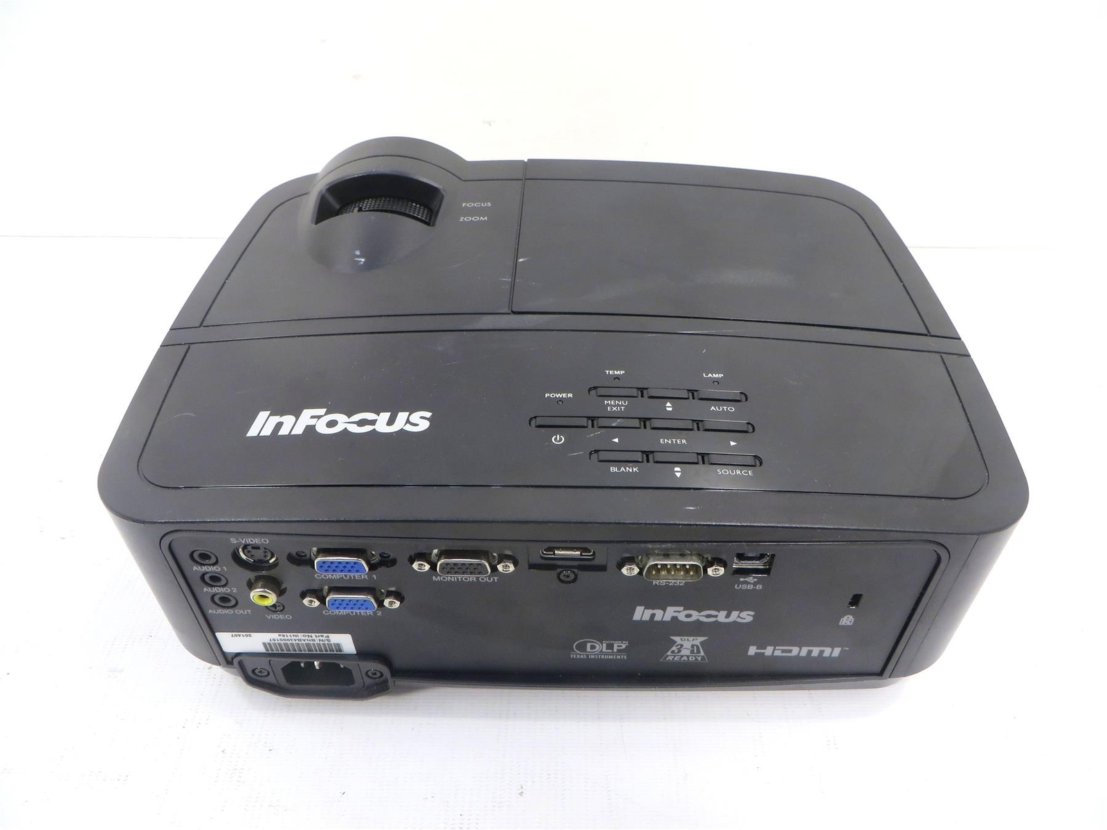 Infocus IN116a DLP WXGA Projector - HDMI - 3000 ANSI Lumens - 10 Hours | eBay