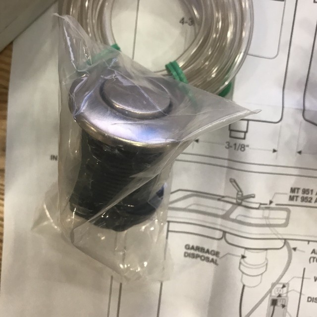 Mountain Plumbing Mt951 Waste Disposer Air Switch Brushed Stainless ...