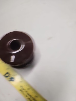 Vintage Brown Ceramic Spool Insulator | eBay
