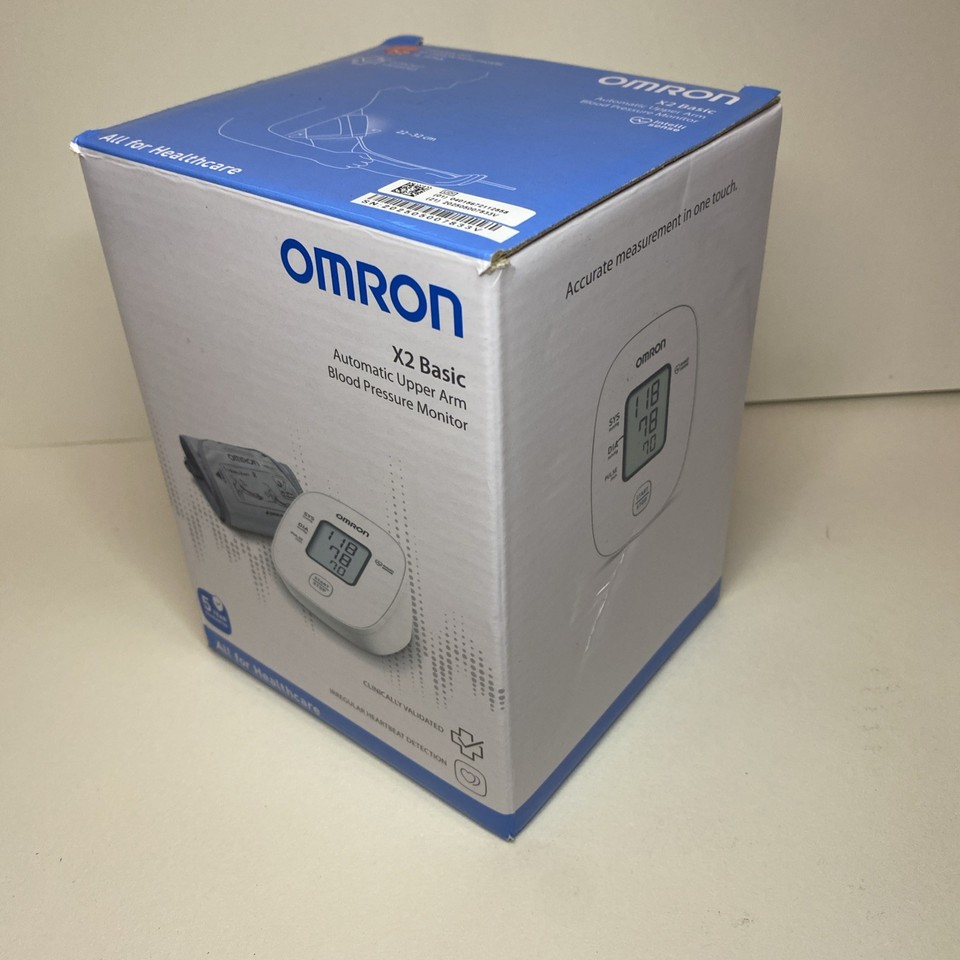 OMRON X2 Basic – Automatic Upper Arm Blood Pressure Monitor for Home ...