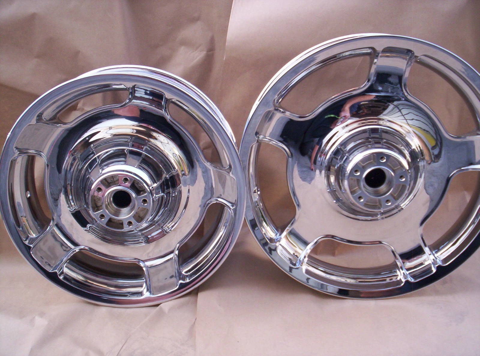 HARLEY DAVIDSON AIRSTRIKE TOURING STREETGLIDE WHEELS CHROME EXCHANGE | eBay