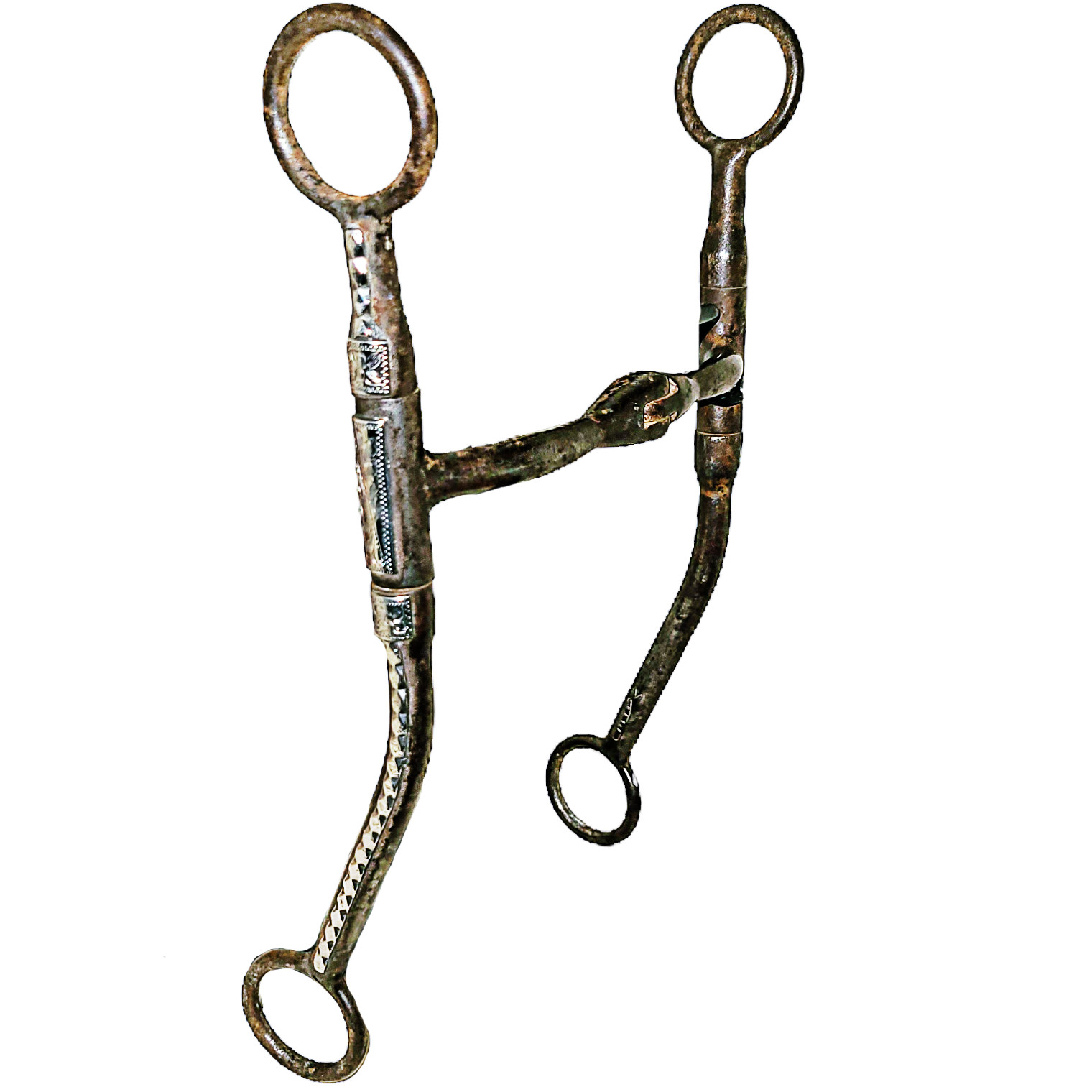 Ray Maheu Mahue Engraved Sterling Silver Dotted Dot Hinged Mouth ...