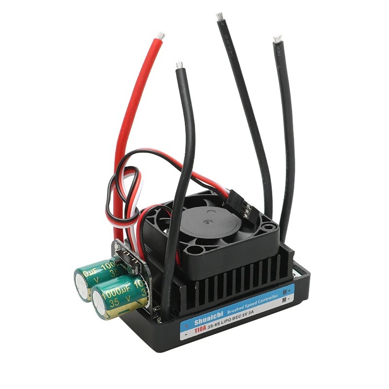 12V-24V 110A 1000W Speed Controller Dual-way Brushed ESC for RC Model ...
