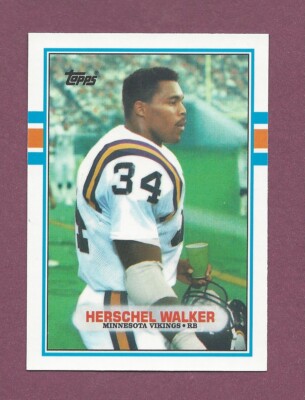 RAZOR SHARP CENTERED 1989 TOPPS TRADED #120T HERSCHEL WALKER .99SHIP ...