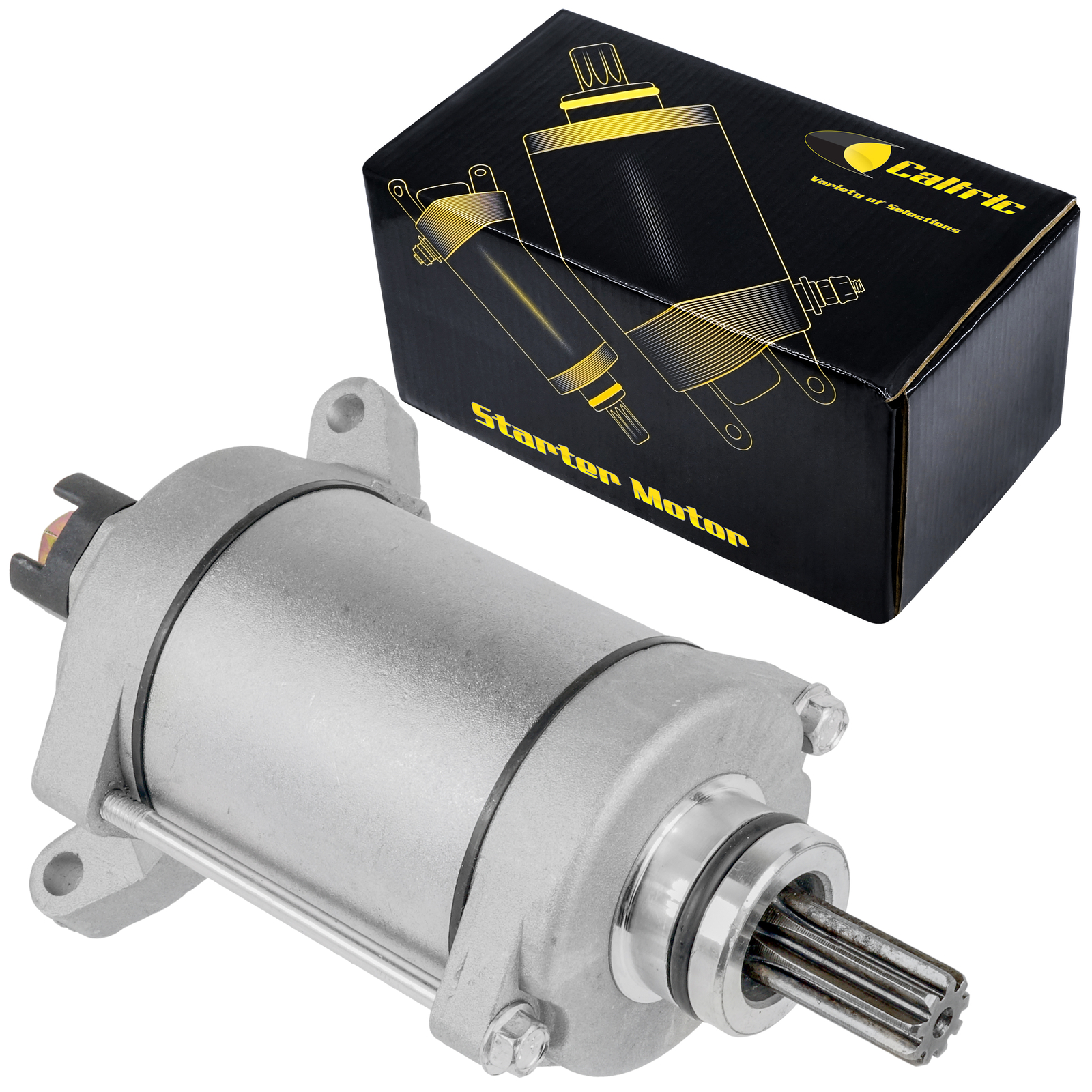 Starter for Yamaha Grizzly 450 YFM450 YFM45F 4WD 2011-2014 / 1CT-81890 ...
