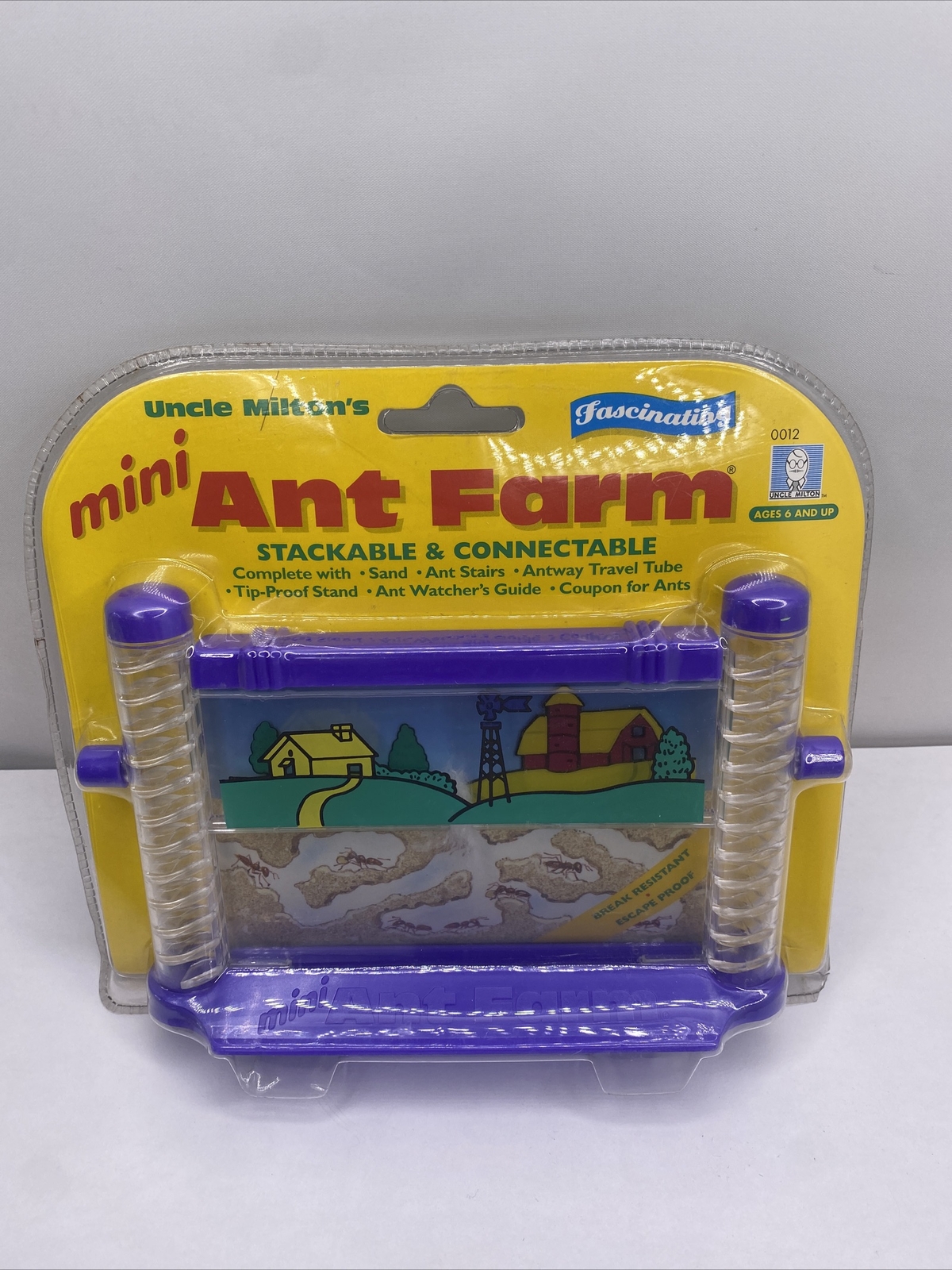 Uncle Milton's Mini Ant Farm Green Stackable & Connectable New NIB ...