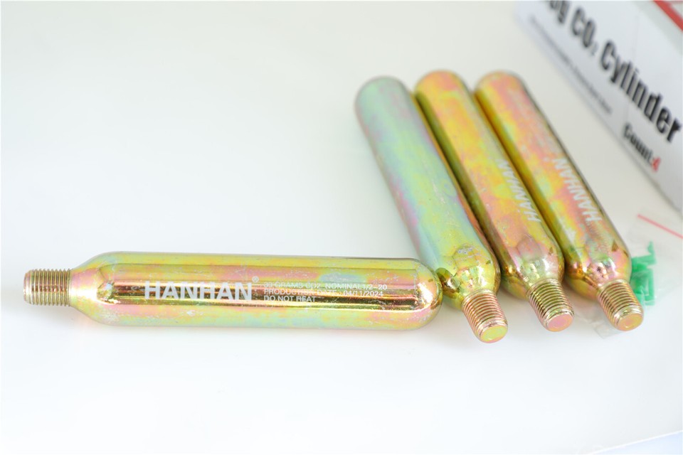 HANHAN 4PCS/box 33g gram CO 2 Cylinder for Inflatable Life Jacket PFD ...