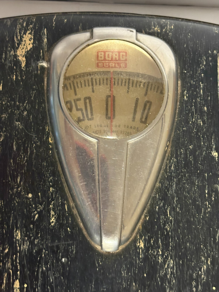 Borg 50's BATHROOM SCALE Mid Century Modern Very Good Condition Please ...