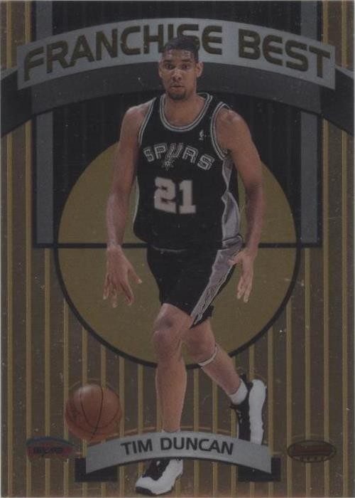 1998-99 Bowman's Best - Franchise Best Tim Duncan #FB9 for sale online ...