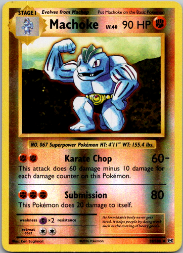 Machoke 58/108 - Reverse Holo - XY - Evolutions | eBay