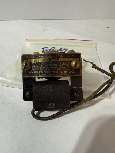 Telechron B 3 M31 Clock Rotor Motor & Coil 1 RPM | eBay
