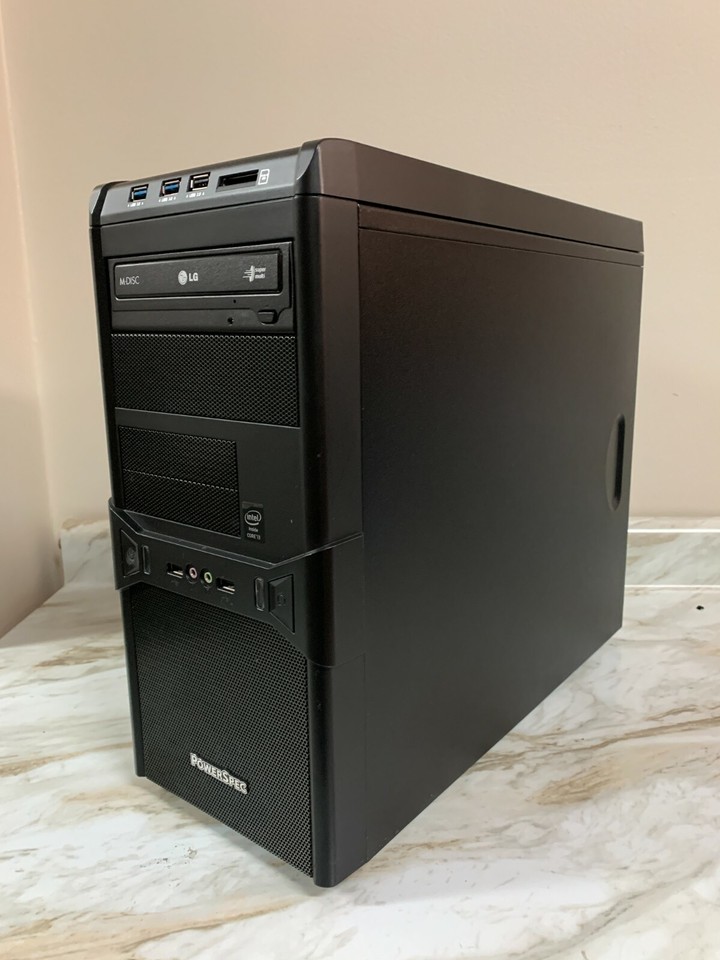 PowerSpec B359 Desktop PC i3 4340 3.6GHz 8GB RAM 256GB SSD + 1TB HDD ...