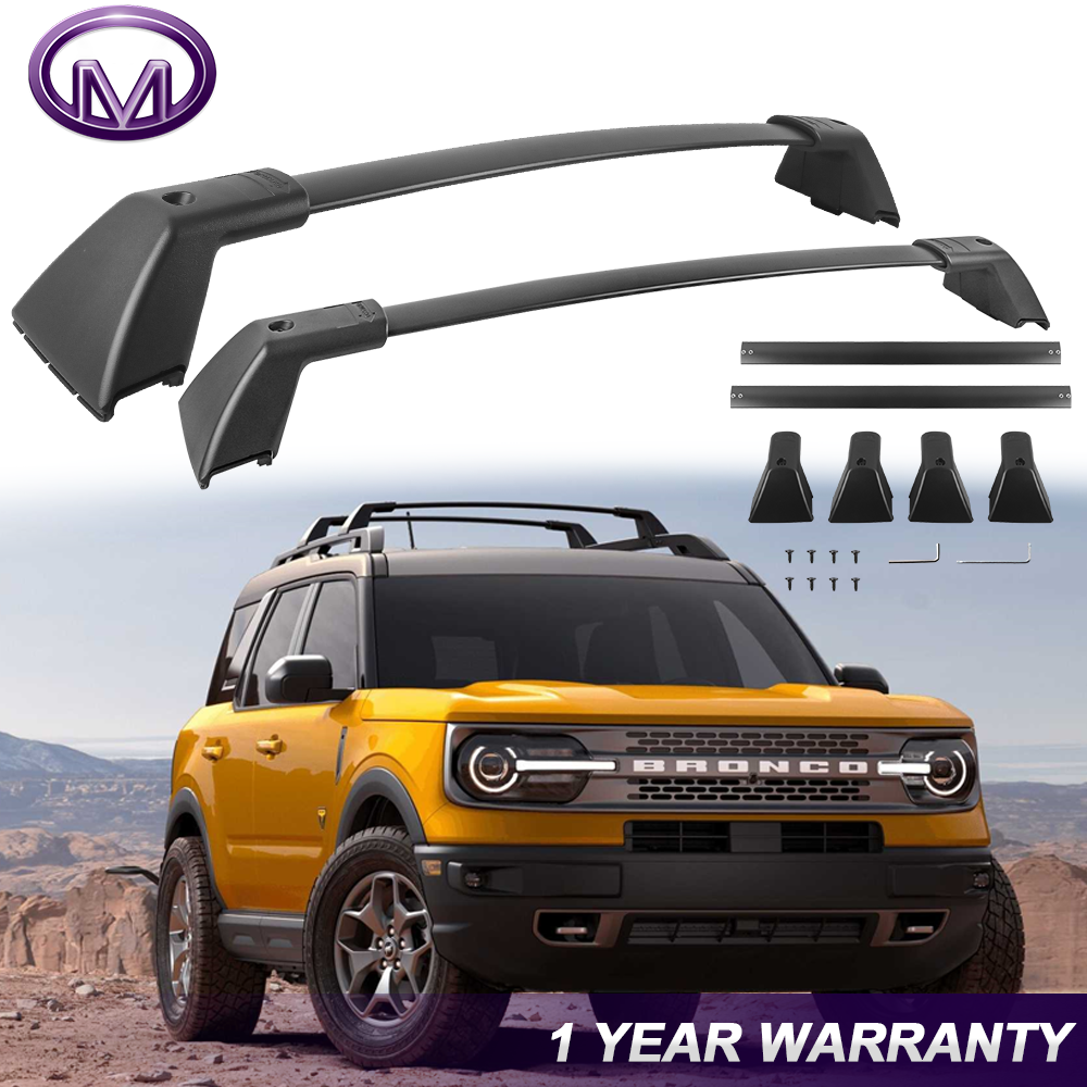 Set Roof Rack Cross Bars For 2021-22 Ford Bronco Sport BASE Bigbend ...