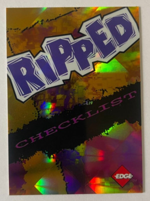 1996 Collector's Edge Ripped #CK Checklist Football Card | eBay