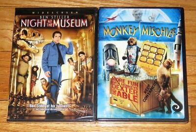 Night at the Museum (DVD, 2009, Widescreen) & Monkey Mischief Ben ...