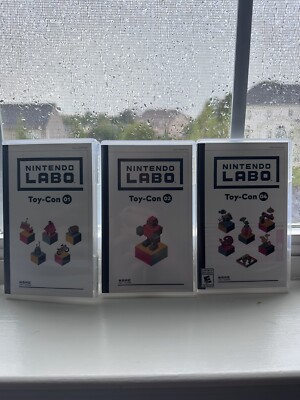 Nintendo Switch Labo Toy-Con Game Cartridges Only 01 + 02. 04 Case Only ...