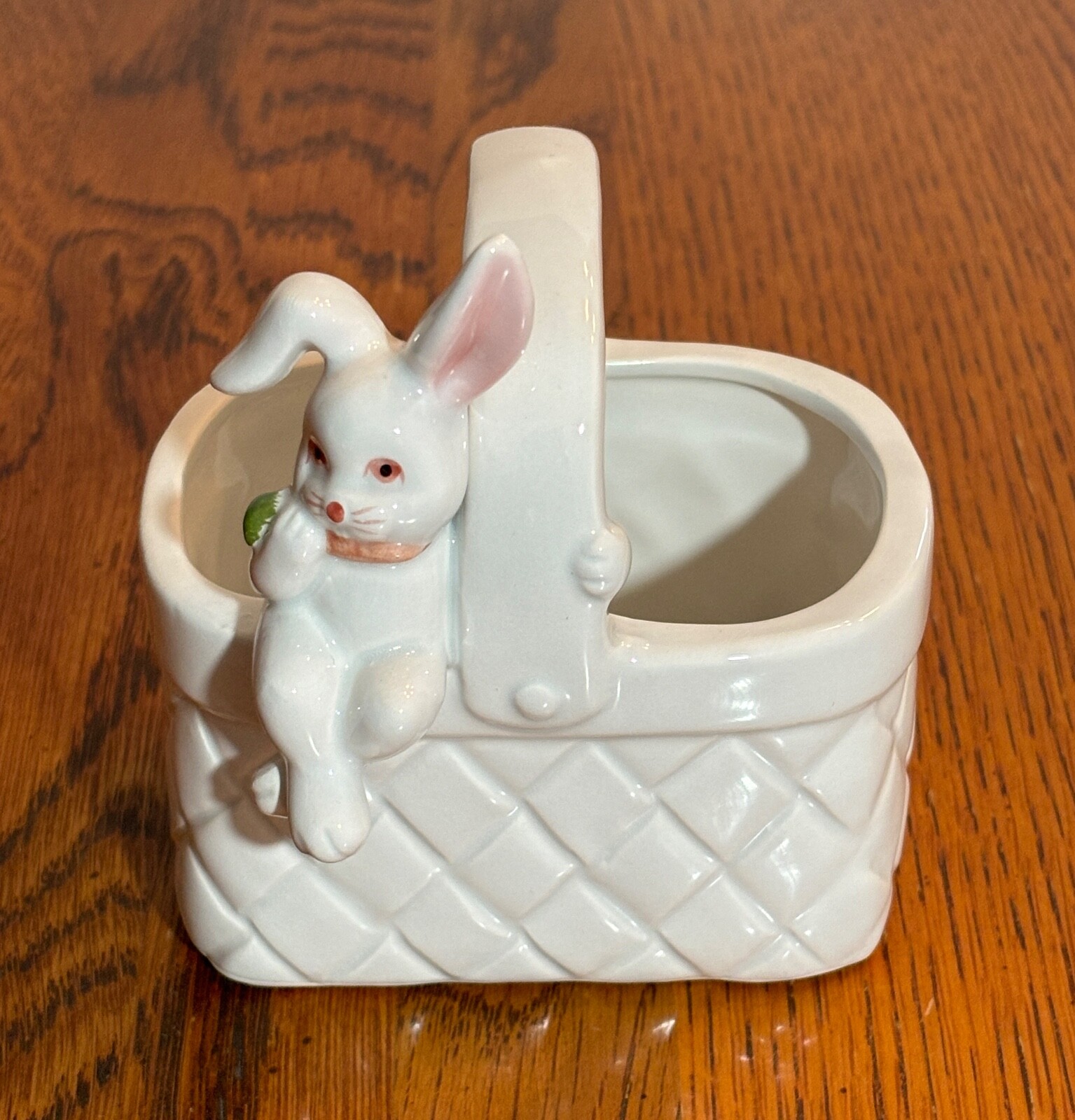 Fitz & Floyd Rabbit with Carrot & Basket EASTER BUNNY Vintage 1979 ...