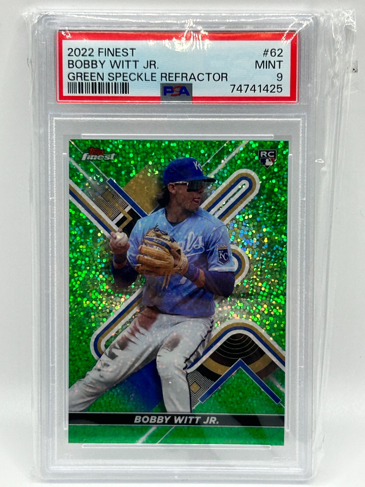 2022 Topps Finest - Green Refractor #62 Bobby Witt Jr. /99 (RC) for ...