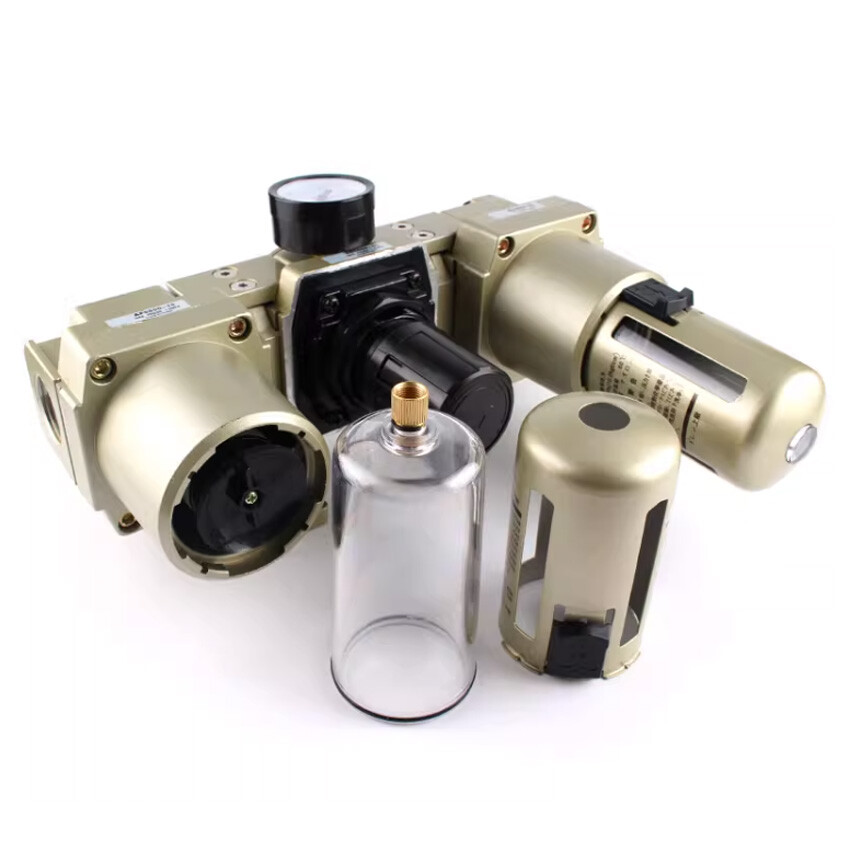 Compressed Air Line Filter Separator Regulator Water Oil Trap ...