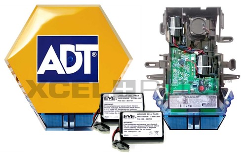 ADT Siren Battery Pack for Decoy Solar Live LED Flashing Alarm Dummy ...