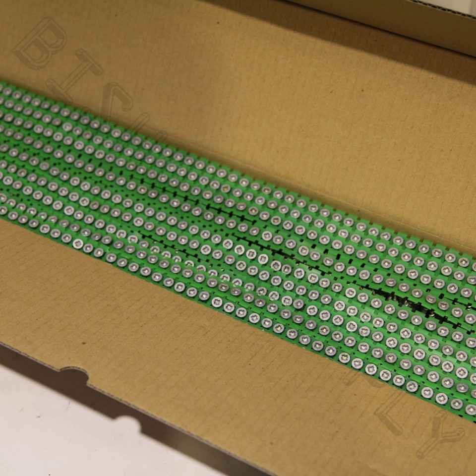 Hitachi 17407 #8 x 3 Dacro Waxed LOX Decking Screw Galvanized C8300TXG2 ...