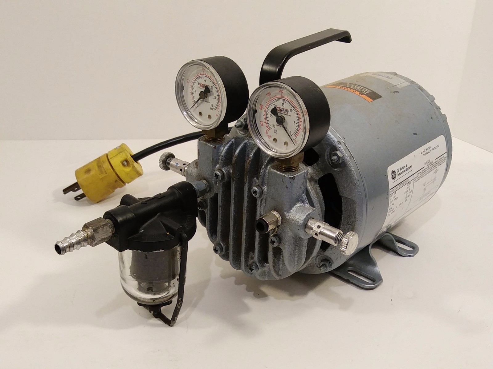 Gast Vacuum / Air Pump with GE Motor #5KH33DN16HX | eBay