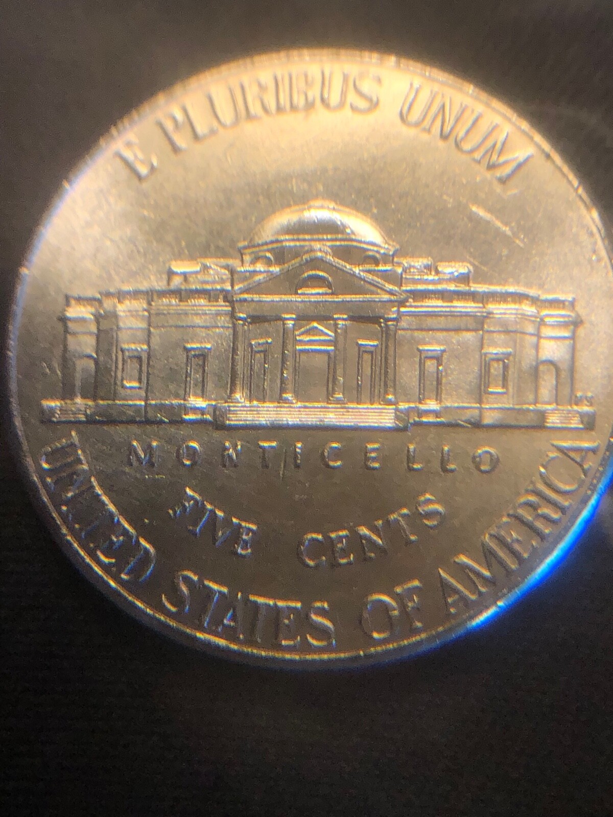 2020 P Jefferson nickel,Errors,Mad clash,full steps,Die cut on 0 etc ...