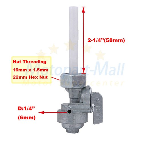 For Wen Power Pro Generator Gas Tank Fuel Valve Petcock Switch Assembly ...