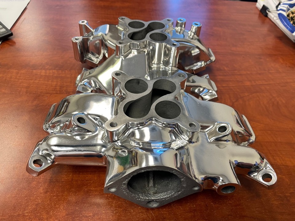 Ford y-block SCTA 292 312 dual intake manifold thunderbird aluminum ...