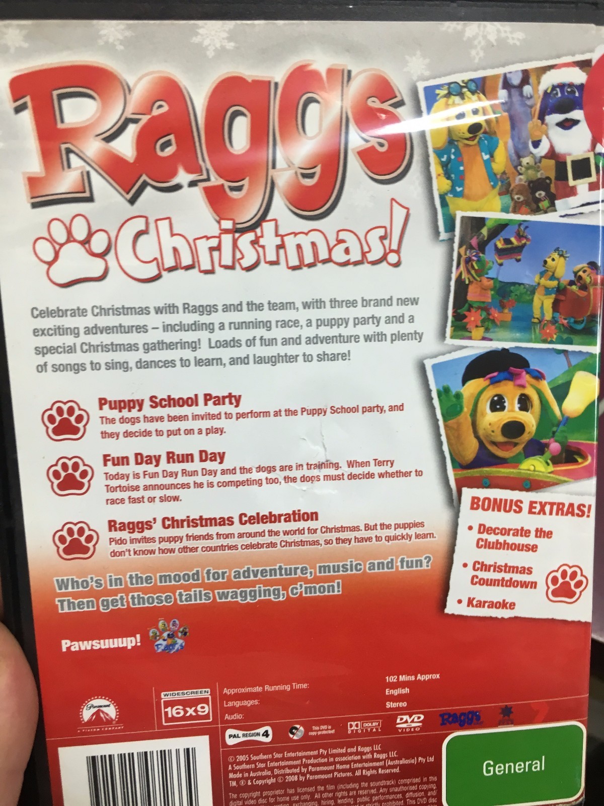 Raggs - Christmas ex-rental region 4 DVD (kids / children's program) | eBay