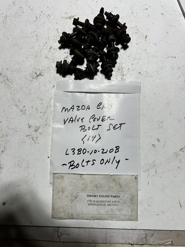 VALVE COVER BOLTS *USED* FITS MAZDA CX7 2260cc TURBO DOHC 2007-2013 ...