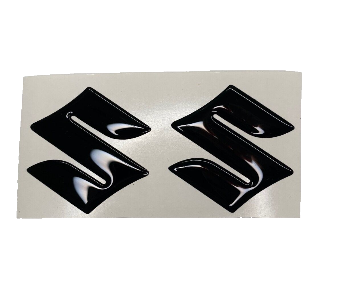 SUZUKI GSXR GSX-R Emblem 3D Sticker Set of 2pc, Black color | eBay