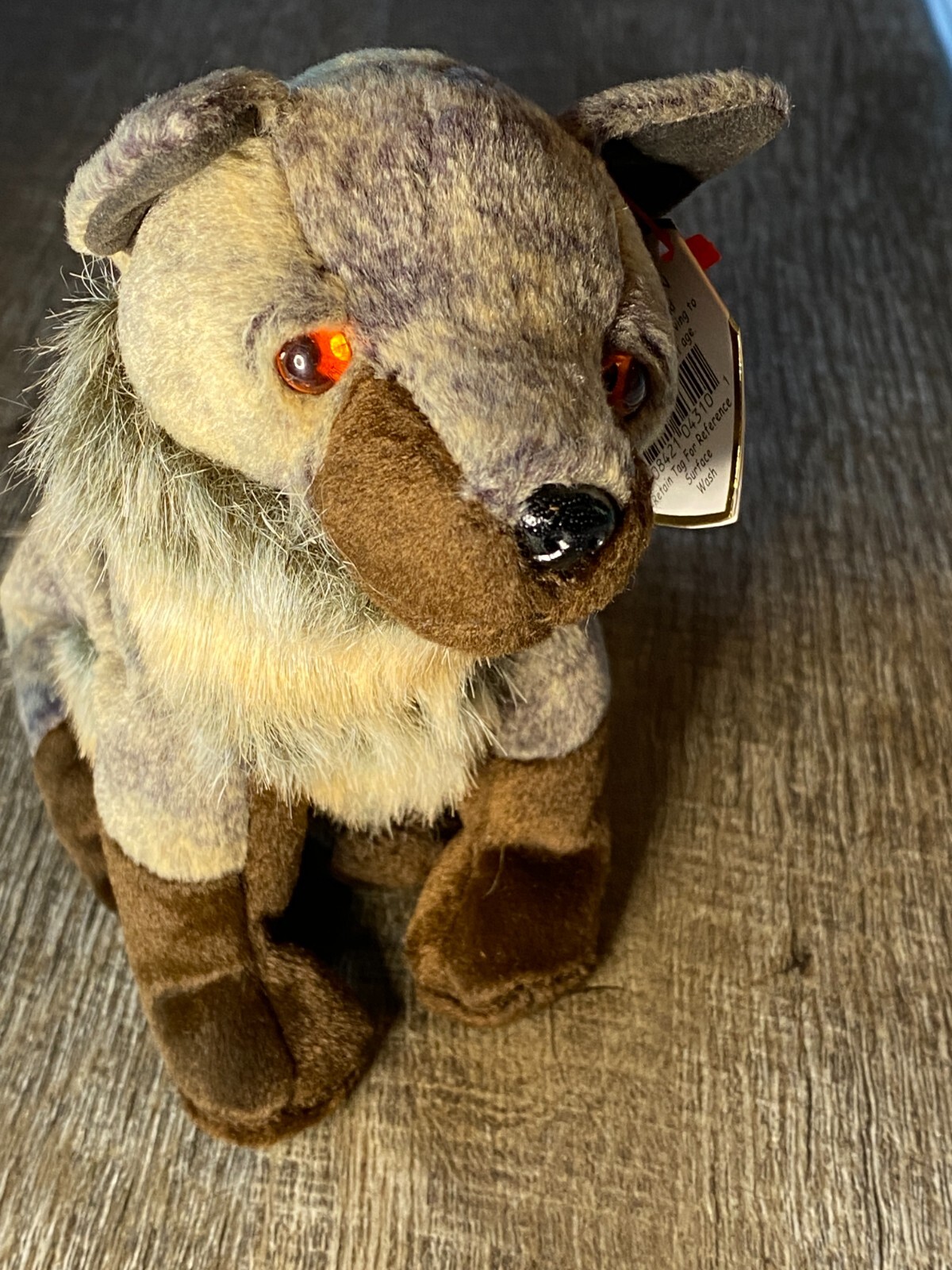 2000 TY BEANIE BABY HOWL Brown Wolf Dog Puppy TEDDY BEAR w/ Tag 5A | eBay