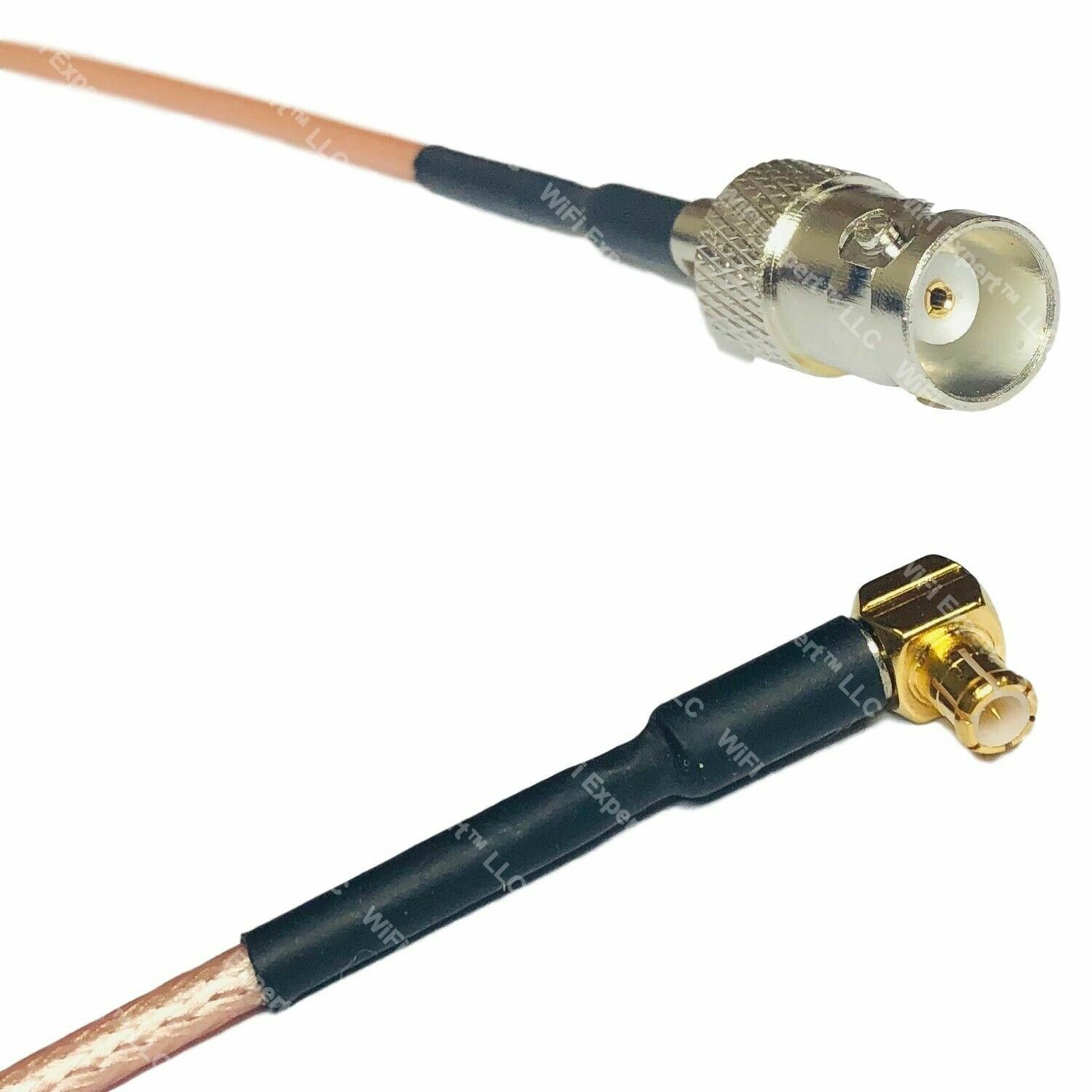 USA-CA RG188 BNC FEMALE to MCX MALE ANGLE Coaxial RF Pigtail Cable | eBay