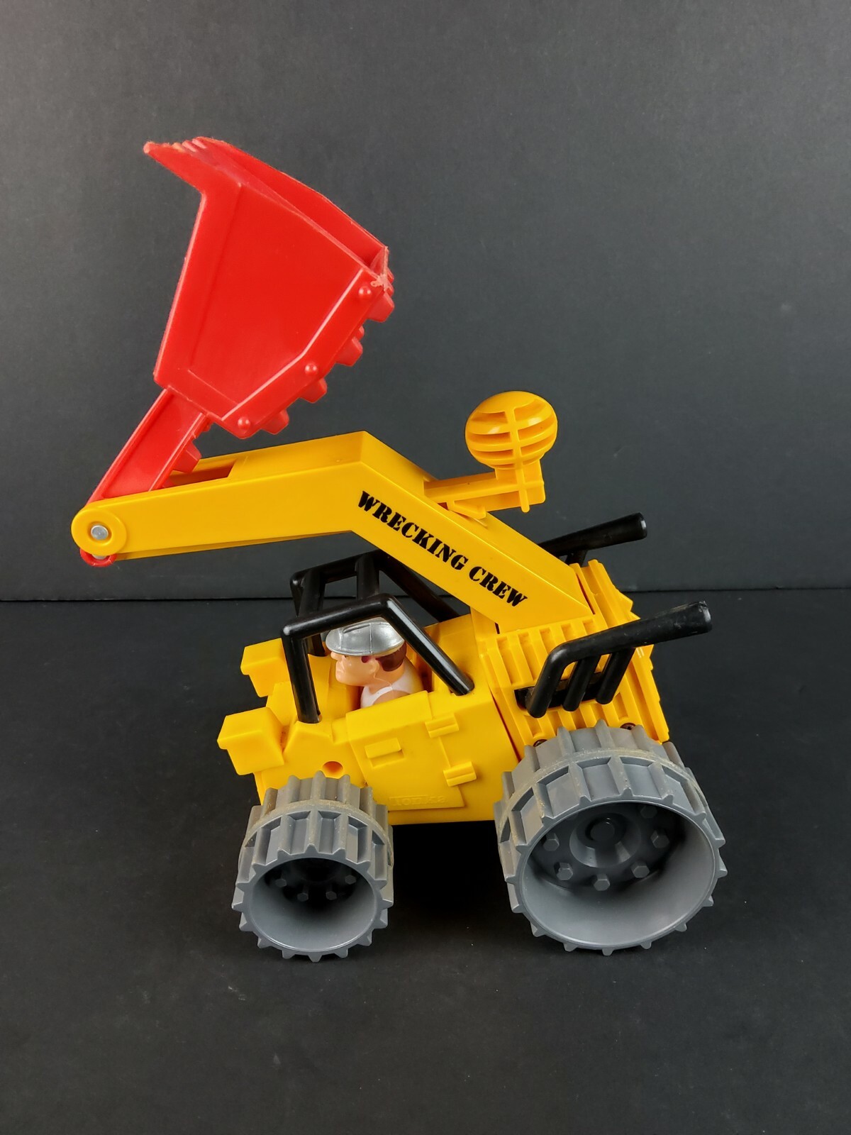 Vintage 1988 Tonka Wrecking Crew Hammer Hank w/ Backhoe Vehicle ...