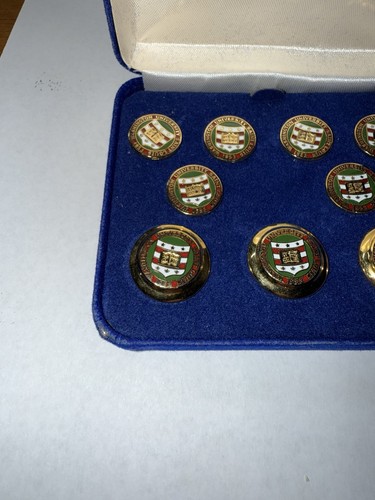 Ben Silver Washington University St. Louis Seal Gold And Enamel Blazer ...