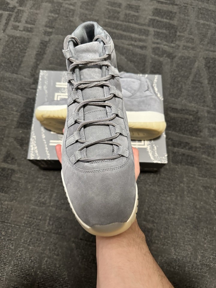 Jordan 11 Pinnacle Grey Suede Size 13 | eBay