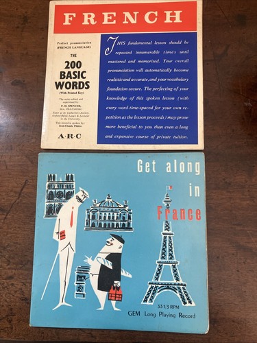 Vinyl 45 Record Learn French x 2 | eBay