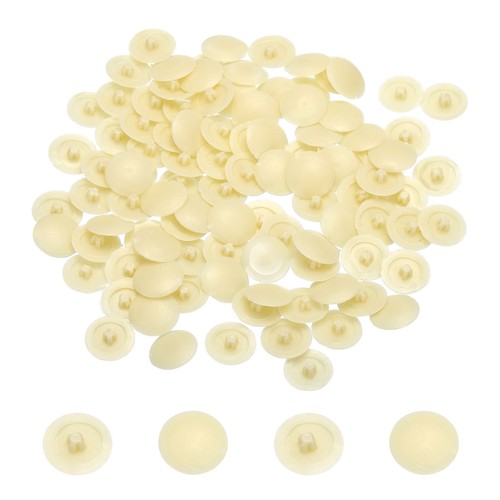 158Pcs 12mm - Plastic Self-Tapping Phillips Screw Cap Covers (Cream) | eBay