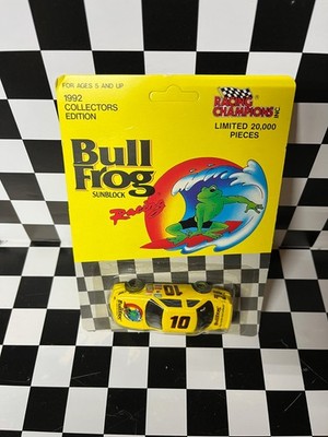Racing Champions #10 Derrike Cope 1992 NASCAR Bull Frog Sunblock Racing ...
