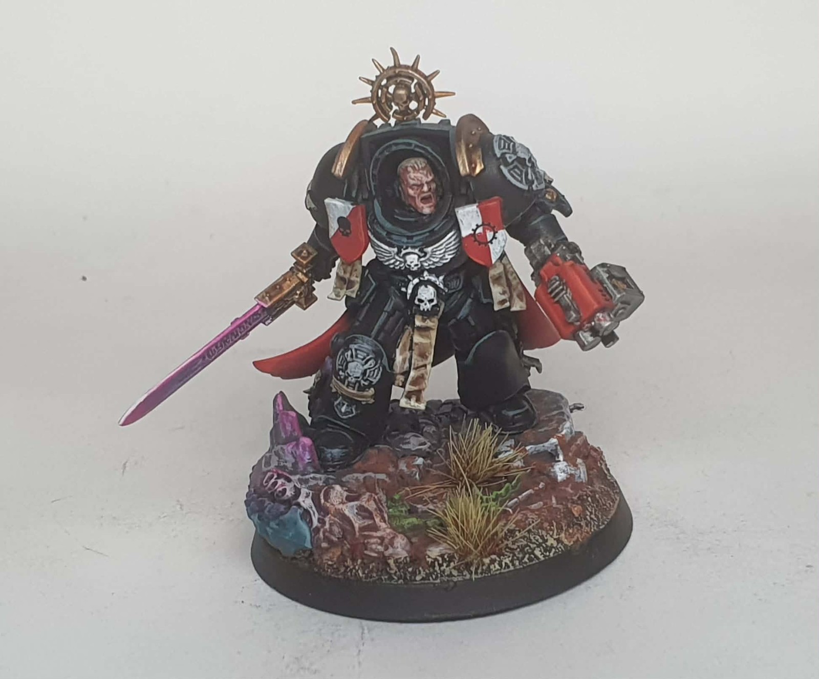 Warhammer 40k Black Templar Terminator Captain painted | eBay