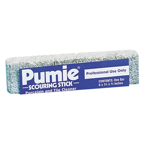 Pumie UPM12 Scouring Stick, Gray Pumice, 5-3/4 x 3/4 x 1-1/4, 12 per ...